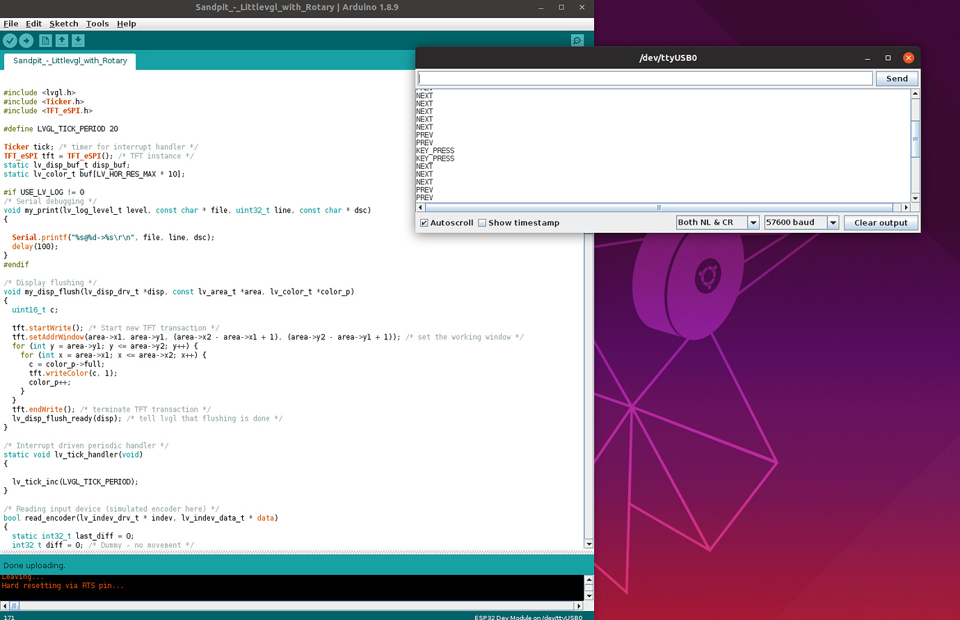 ESP32 with Rotary Encoder - Simple example for Newbie - How-to - LVGL Forum