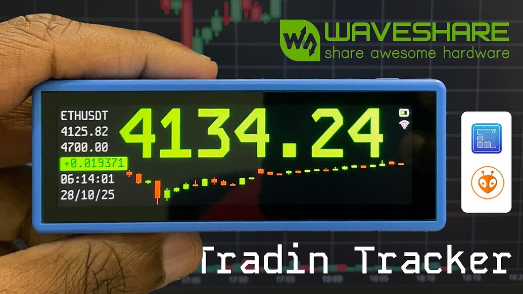 Trading Tracker Dashboard with ESP32 & LVGL Pro - My projects - LVGL Forum