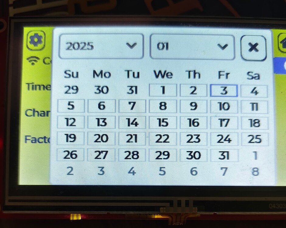 Close Button for Calendar Widget (V9.2.2 & up) - Feature request - LVGL ...