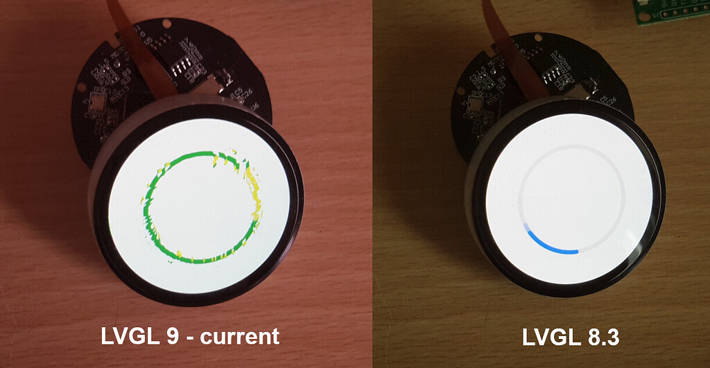 Upgrading Lvgl 8.3 to 9.x: Buggy and Laggy Display - Get started - LVGL Forum