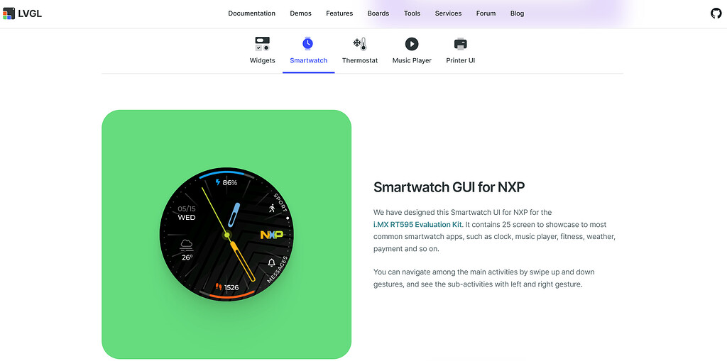 How to obtain the source code for the official perfect smartwatch GUI demo - How-to - LVGL Forum