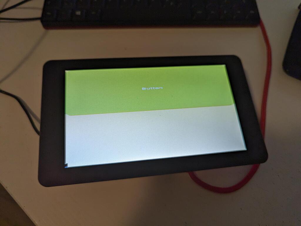 Rpi4 + Touchscreen: Distorted Demo / LVGL doubles the horizontal width - Get started - LVGL Forum