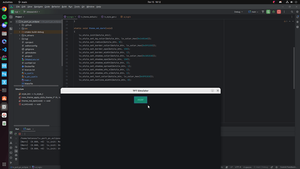 Extendind default theme: how to get rid of this blue outline around the button? - How-to - LVGL ...