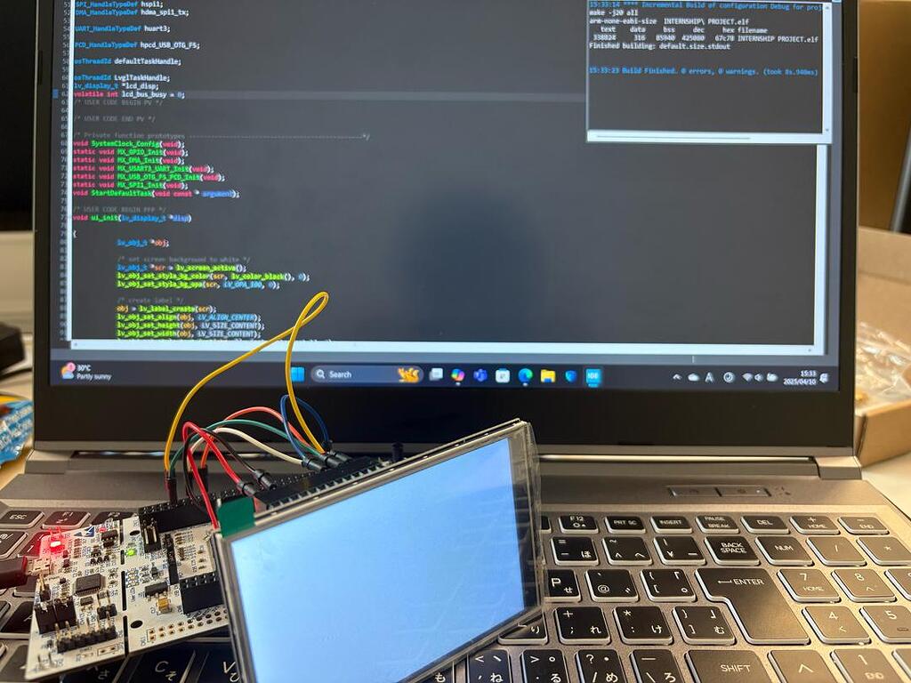 Issue on communicating STM32F756ZG and LCD with ST7796S using LVGL guide - Get started - LVGL Forum