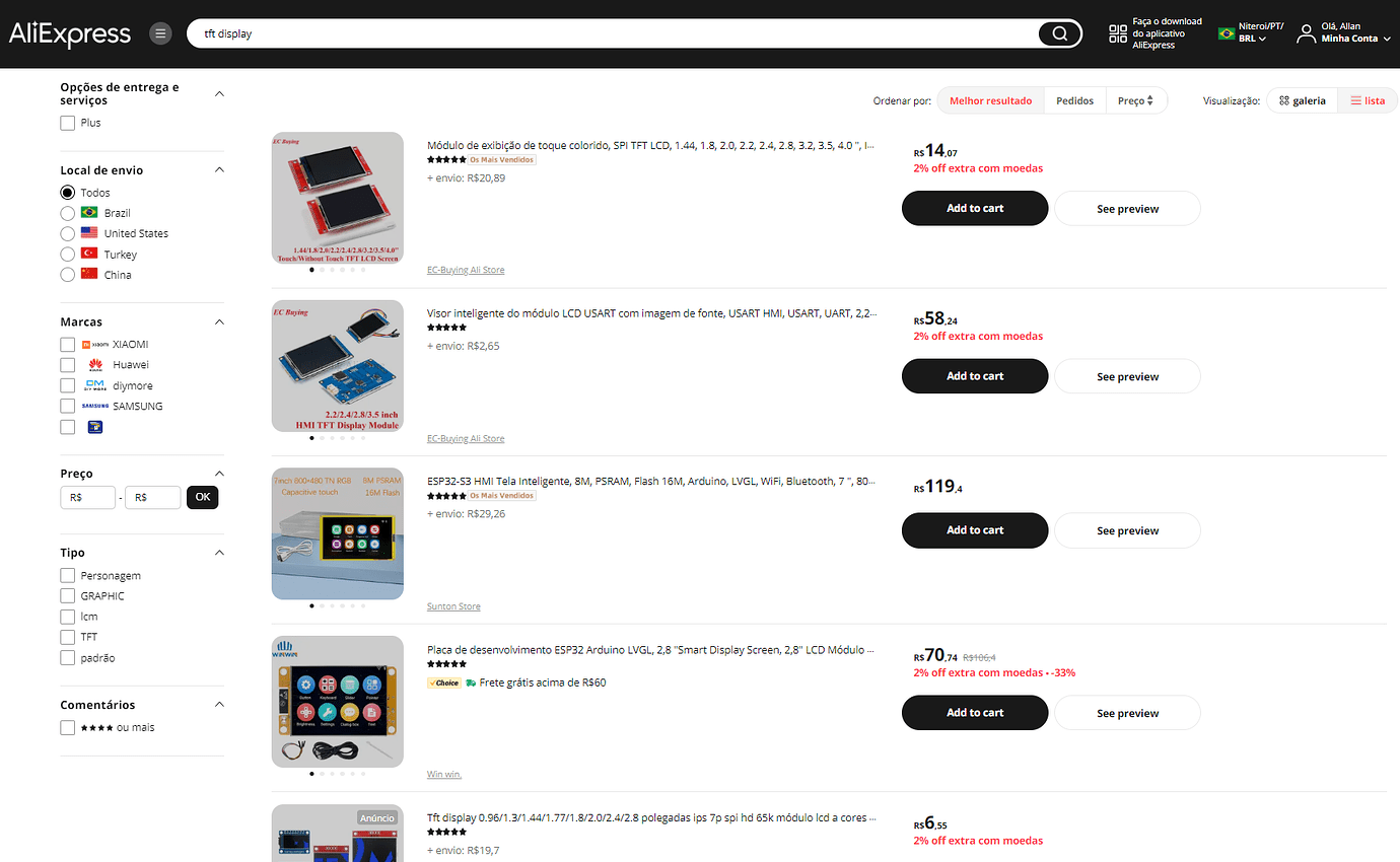 Supported Displays - General discussion - LVGL Forum