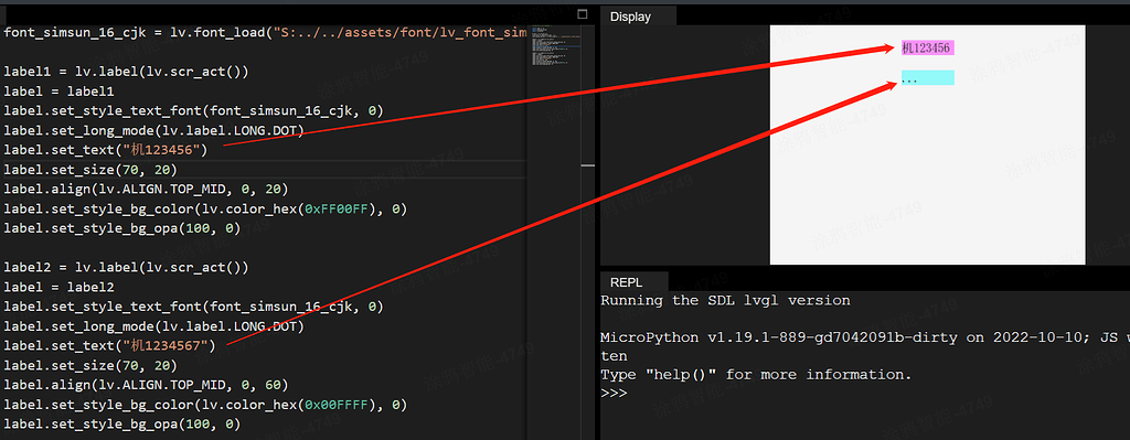 Bug of label with DOT mode - General discussion - LVGL Forum