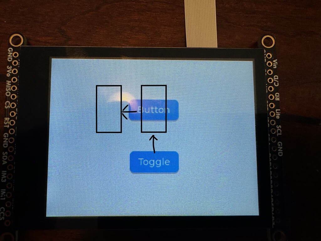 ESP32 + Adafruit FT6206 Cap Touch - touchpoint mismatch - Get started - LVGL Forum