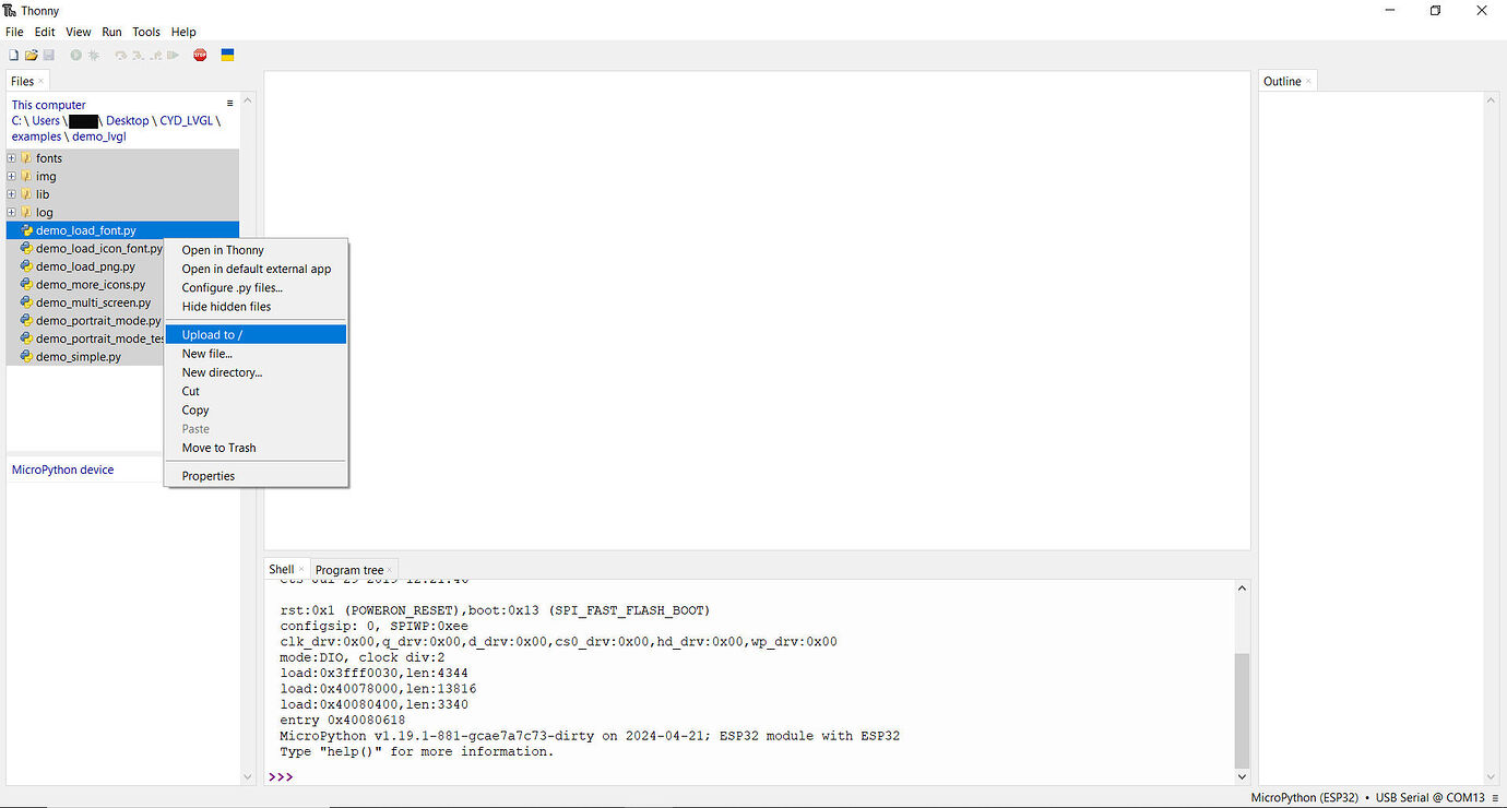 How To Run Lvgl Under Micropython On The Cheap Yellow Display Micropython Lvgl Forum