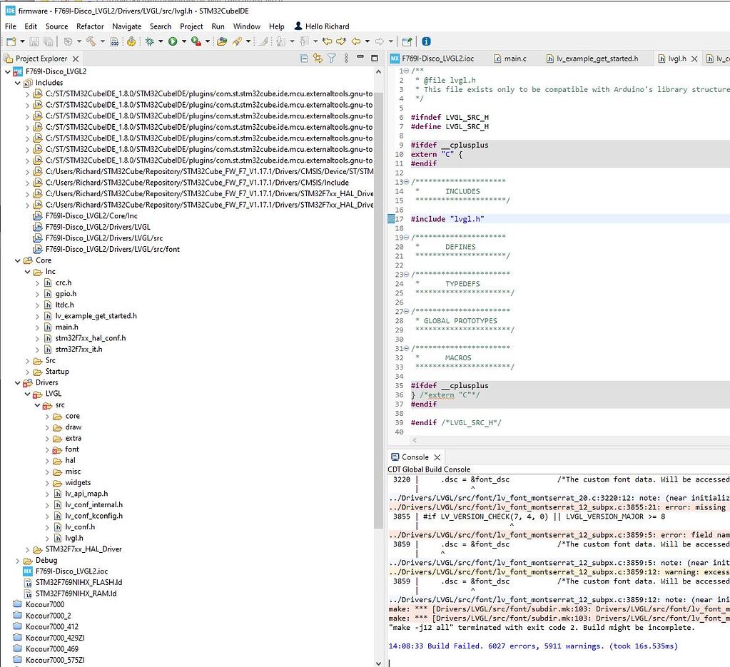 How do I setup STM32CubeIDE to run "A very simple hello world label ...