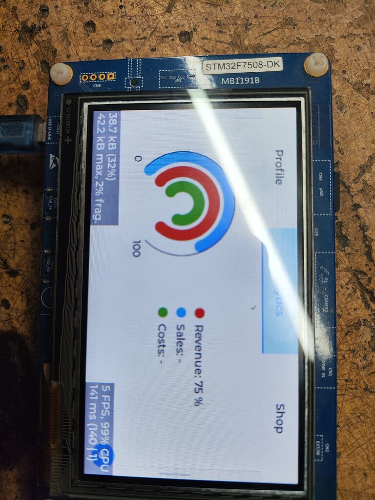 Is stm32f750-discovery too slow for lvgl? - How-to - LVGL Forum