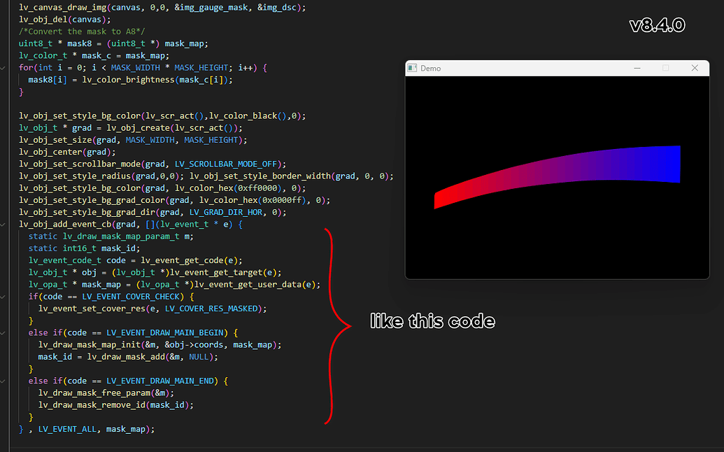 [V9] request widget mask like lv_objmask or mask example - Feature request - LVGL Forum