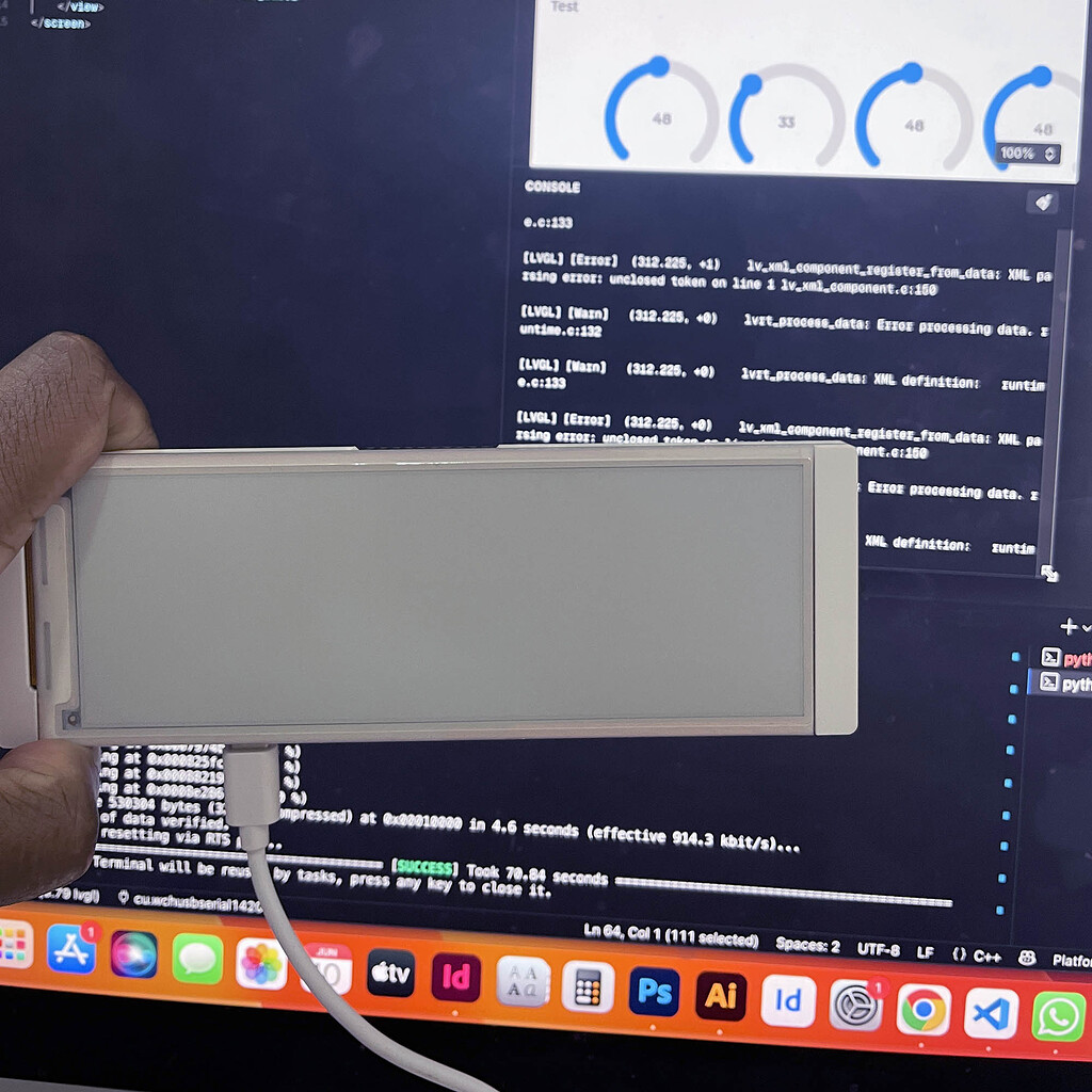 LVGL Editor UI Not Displaying on Elecrow EPD (ESP32, LVGL 9.2.0) – How to Fix It? - How-to ...