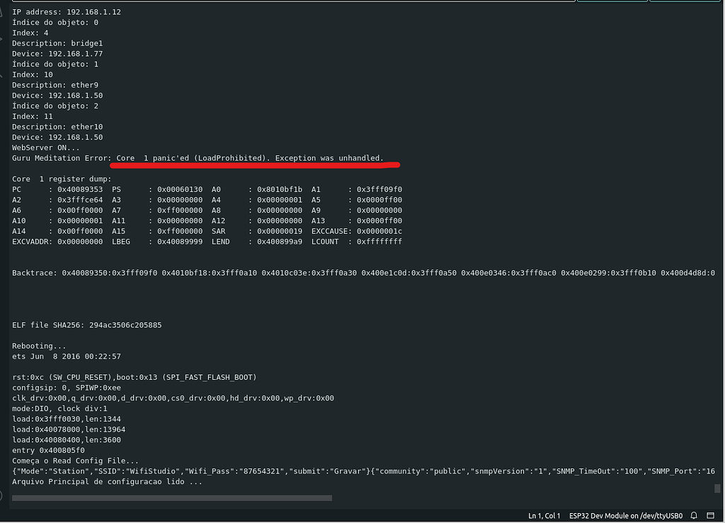 LVGL and WebServer with ESP32-WROM-32 is Crash - General discussion - LVGL Forum