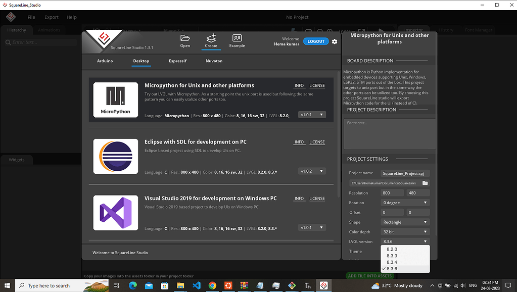 How To Upgrade Or Downgrade Lvgl Version In Micropython Micropython Lvgl Forum
