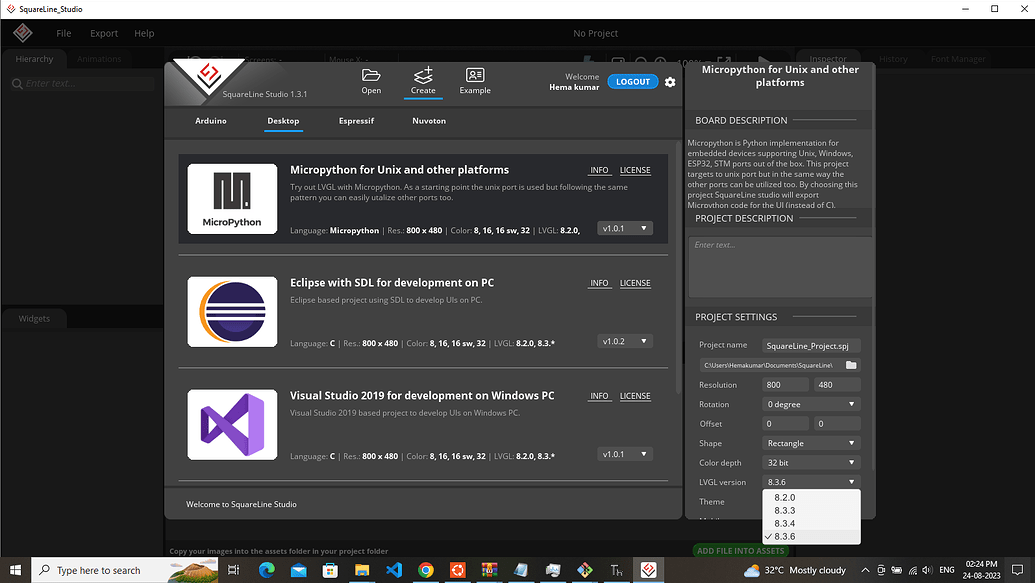 How to upgrade or downgrade lvgl version in micropython - Micropython - LVGL Forum
