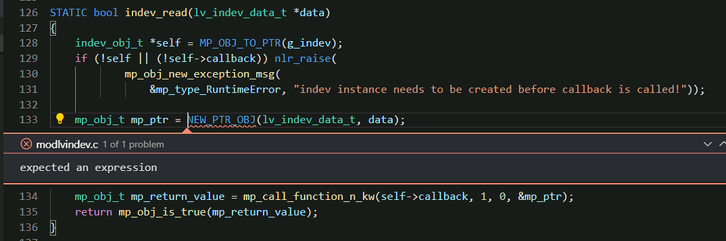 Error Lv Bindings Driver Generic Modlvindev C Micropython Lvgl Forum